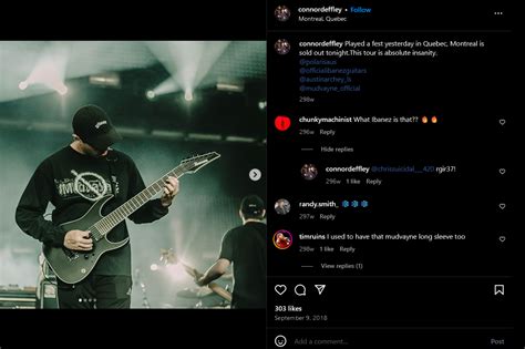Connor Deffley Lorna Shore Guitarist Gear Equipboard