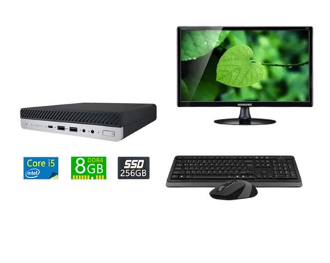 Full Set Pc Full Set Pc Hp Elitedesk G Core I Gen Gigasonic Inch Hd Led Monitor