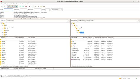 file transfer to from dardel using filezilla uppmax documentation