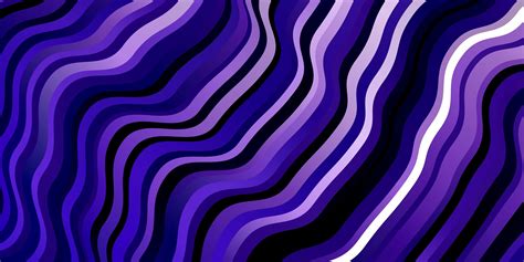 Light Purple Vector Pattern With Curved Lines Colorful Geometric Sample With Gradient Curves