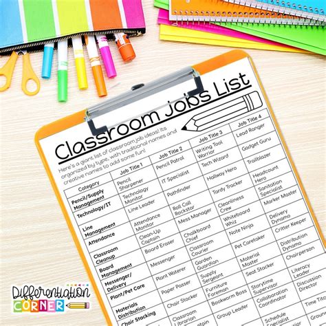 How Do You Run Classroom Jobs Tips For Success Free Classroom Jobs