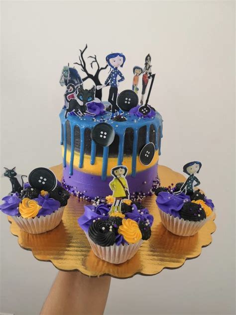 Pastel Coraline Cupcakes De Coraline Frases De Coraline Recetas