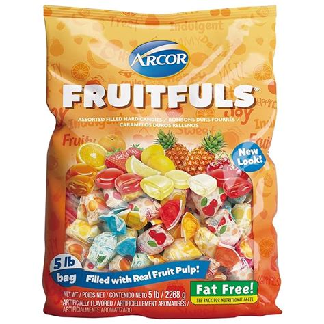 Arcor Assorted Candies Fruit Filled 5 Lb Bag Candy