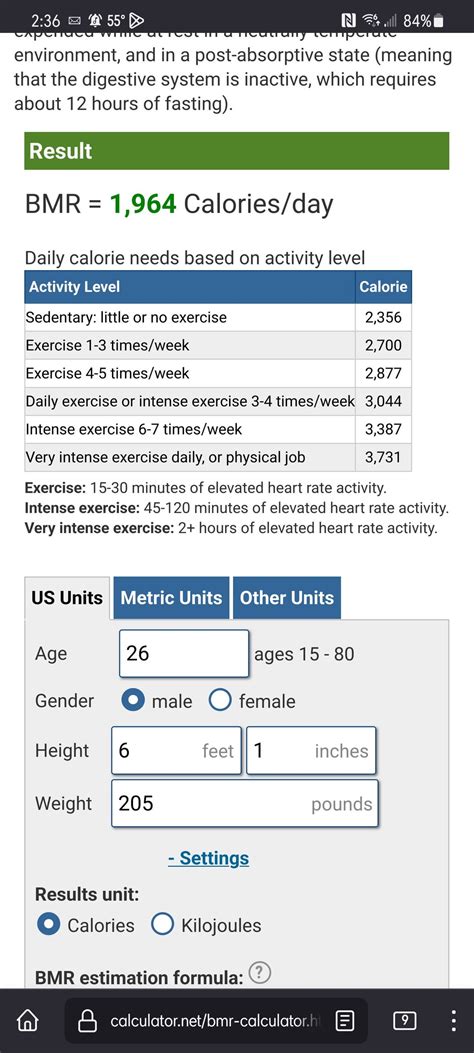 How Accurate Is This Bmr Calculator I Feel Like This Is Way Too Many