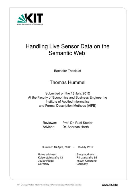 Pdf Handling Live Sensor Data On The Semantic Web