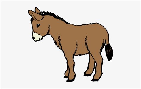 Clip Art Donkey Clipart Image Donkey Clip Art 500x438 Png Download