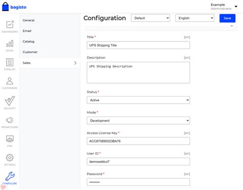laravel ecommerce ups shipping bagisto