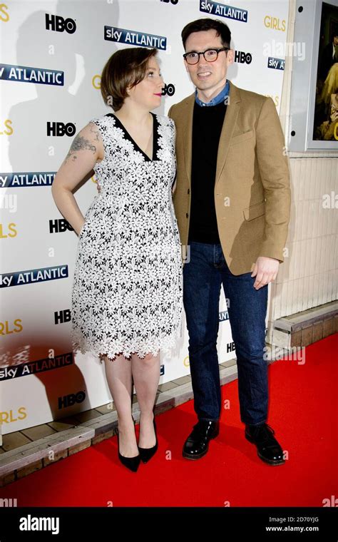 Lena Dunham And Jack Antonoff Attending The London Premiere Of Girls Season 3 At The Cineworld