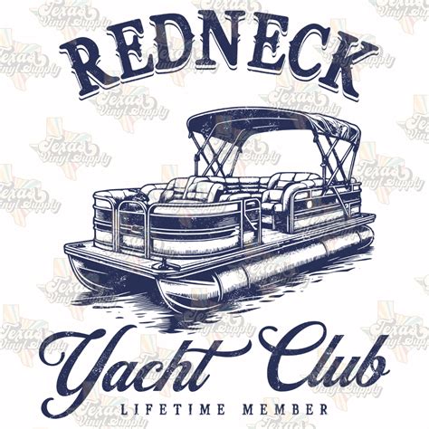 2025 Lake Pontoon Boat Redneck Yacht Club 3 Design Versions Texas