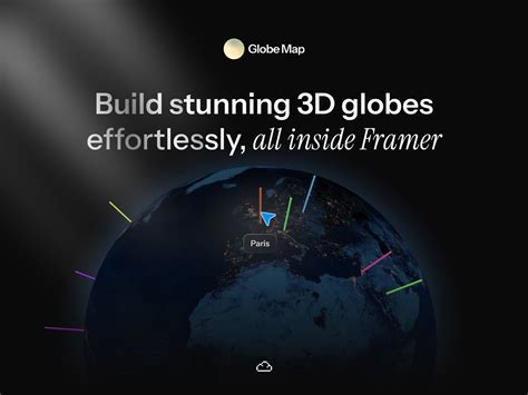 Globe Map E Commerce Plugin By Umut Sevinc — Framer Marketplace