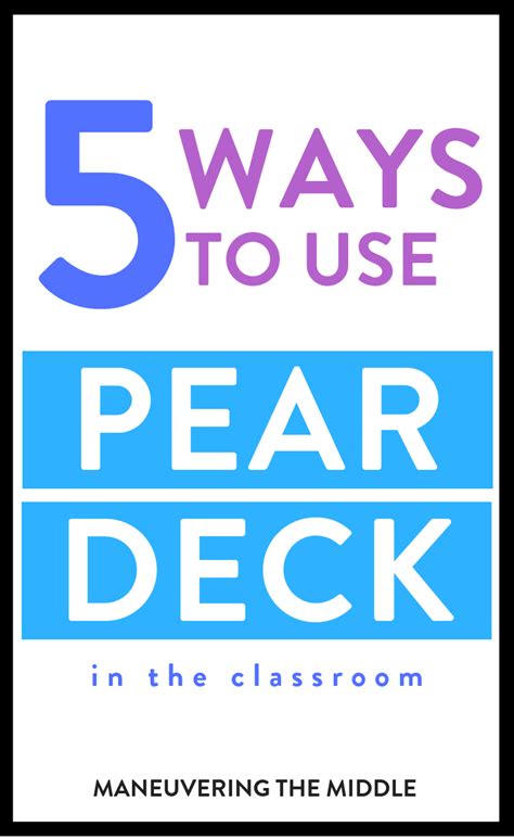 Pear Deck In The Classroom At Marjorie Lockett Blog
