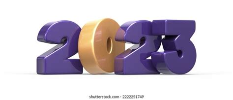 number 2023 new year 3d stock illustration 2222251749 shutterstock