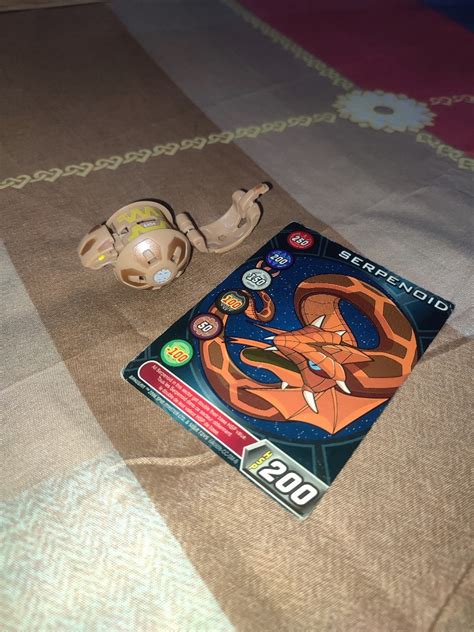 Bakugan Serpenoid Magnet Card Hobbies And Toys Memorabilia