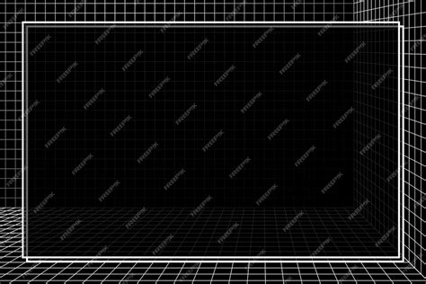 Free Vector 3d Grid Patterned Frame Vector Free Vector 3d Grid Patterned Frame Vector