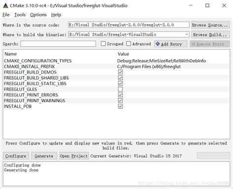 Opengl入门(一)freeglut和glew的编译opengl Glut编译 Csdn博客 Opengl入门(一)freeglut和glew的编译opengl Glut编译 Csdn博客