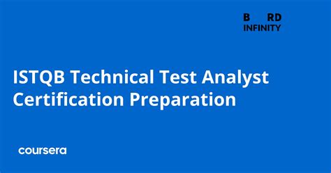 Istqb Technical Test Analyst Preparation Coursera