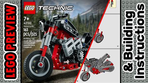 Preview 42132 Lego Technic Motorcycle And Building Instructions Lego
