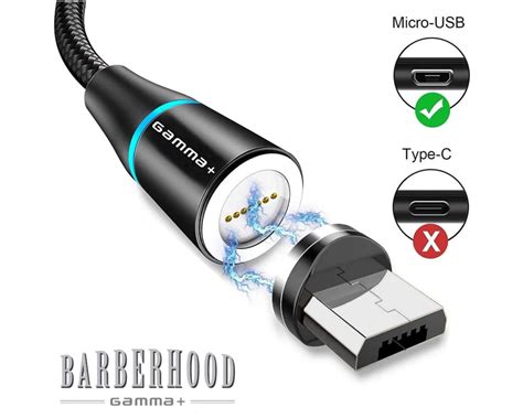 Gamma Magnetic Micro Usb Charging Cord System Fits All Machines With