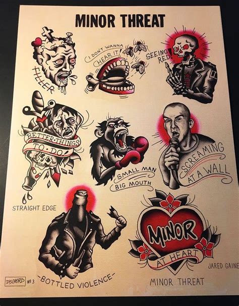 52 Punk Band Tattoos Ideas Band Tattoo Tattoos Flash Tattoo