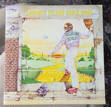 Elton John Goodbye Yellow Brick Road 1973 Dje 29001 Yellow Vinyl