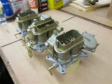 1968 Corvette Auto Holley Tri Power 3x2 Carburetors 3659 833 4056 813