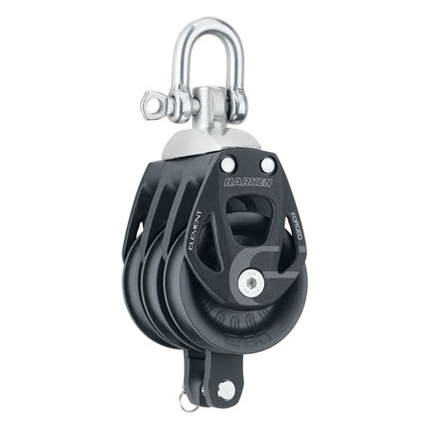 Harken 60mm Triple Aluminum Element Block W Swivel And Becket Shelhealth
