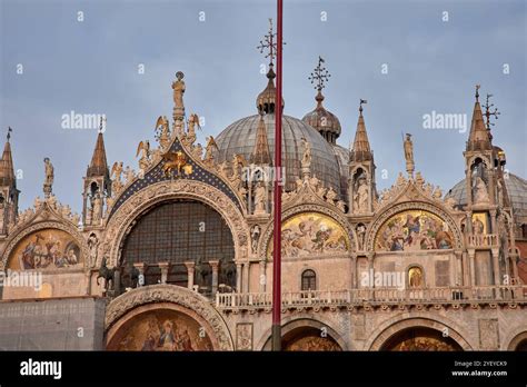 The Iconic St Marks Basilica In Venice Italy This Byzantine