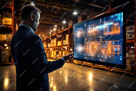 Smart Warehouse Inventory Management System Concept A Manager Using
