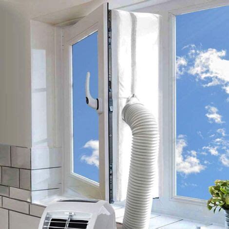 400cm Kit Joint De Fenêtre Climatisation Mobile Accessoire Climatiseur Portatif Fonctionne Avec