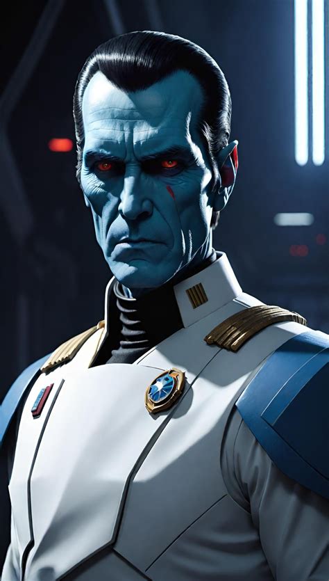 Grand Admiral Thrawn From Star Wars Wallpaper Digital Art Design Artofit