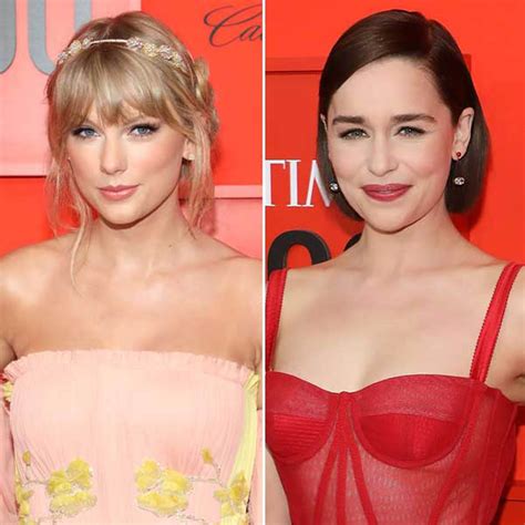 Taylor Swift And Emilia Clarke At The Time 100 Gala
