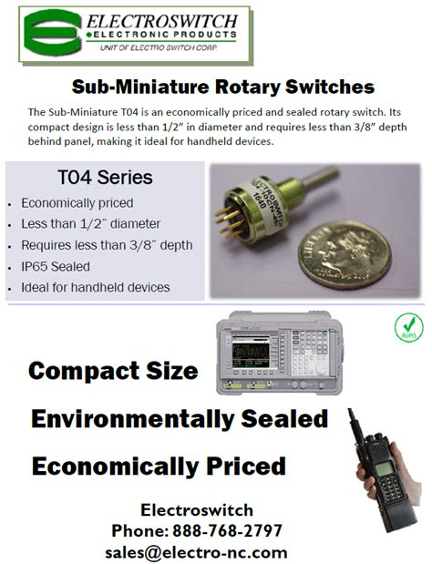 Electroswitch Electronic Products Catalogs And Flyers