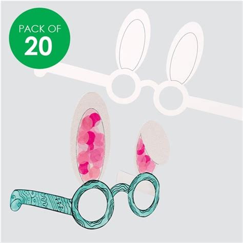 Cardboard Easter Glasses Pack Of 20 Cleverpatch Cleverpatch Art