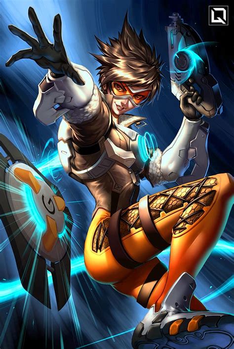 Wait For It By Quirkilicious Overwatch Fan Art Overwatch Tracer