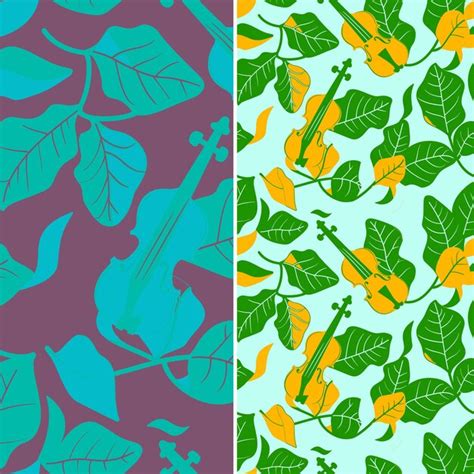 Png Dramatic Fiddle Leaf Fig Leaves With Violin Shaped Silhouett Nature