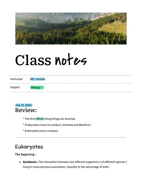 Gr 11 Biology Class Notes Unit 1 Class Notes Pdf Cell Biology
