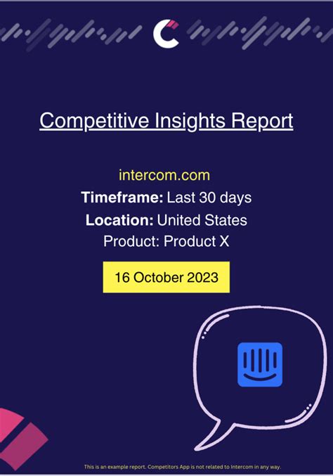 Crafting A Winning Competitive Intelligence Report Template