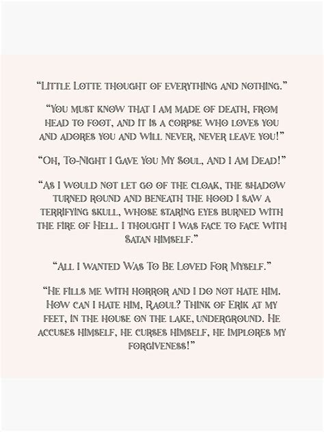 Phantom Of The Opera Erik Quotes