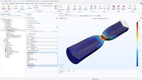 Nonlinear Structural Material Analysis Software From Comsol