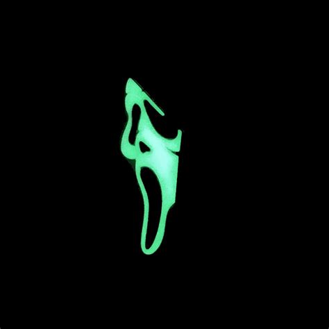 Scream Ghostface Luminous Pvc Rubber Velcro Patch — Little Patch Co