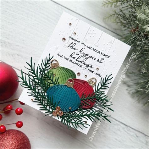 Simon Says Stamp Reeded Ornament Wafer Dies S956 Festive Fun Simon