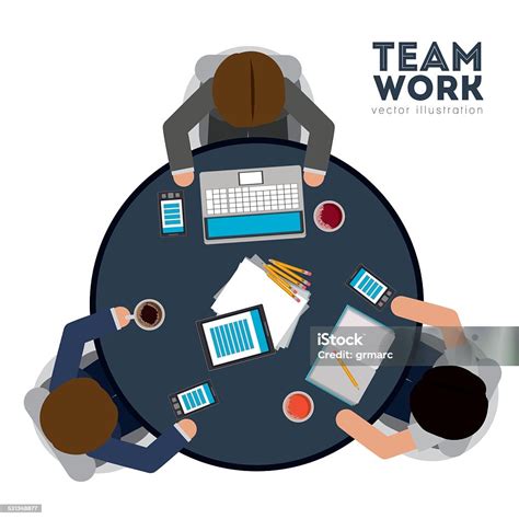 Desain Kerja Tim Ilustrasi Vektor Ilustrasi Stok Unduh Gambar Sekarang 2015 Bagian Dari