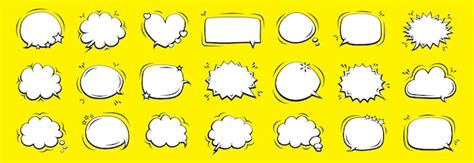 Premium Vector Comic Book Speech Bubble Collection