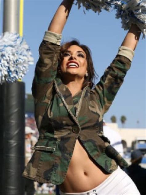 Los Angeles Rams Cheerleaders Camouflage Jacket