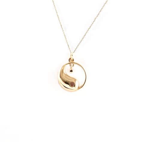 Yin Yang Pendant In Solid Gold Talu Rockngold
