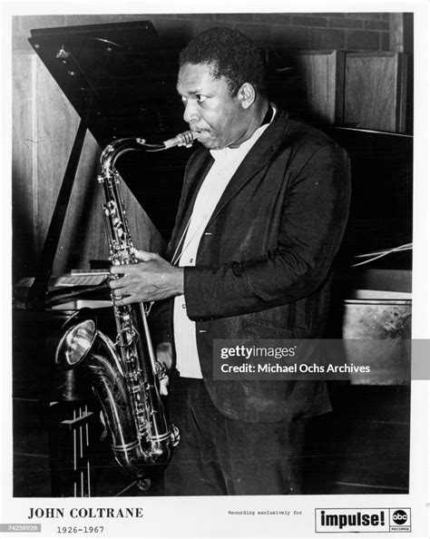 Jazz Saxophonist John Coltrane Performs Onstage In Circa 1962 ニュース写真
