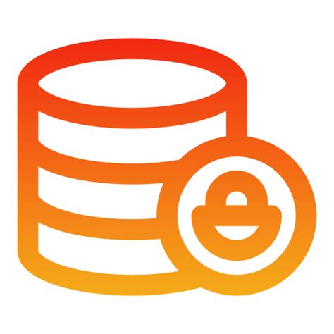 Database Locked Free Security Icons