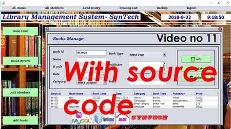 Java Library Management System Step By Step Complete Tutorial With Source Code 11 Youtube