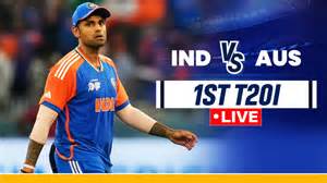Ind Vs Aus 1st T20i Live Cricket Score India Vs Australia Latest Match Updates Scorecard Live