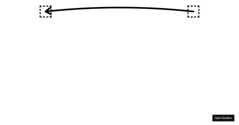 React Curved Arrow Examples Codesandbox